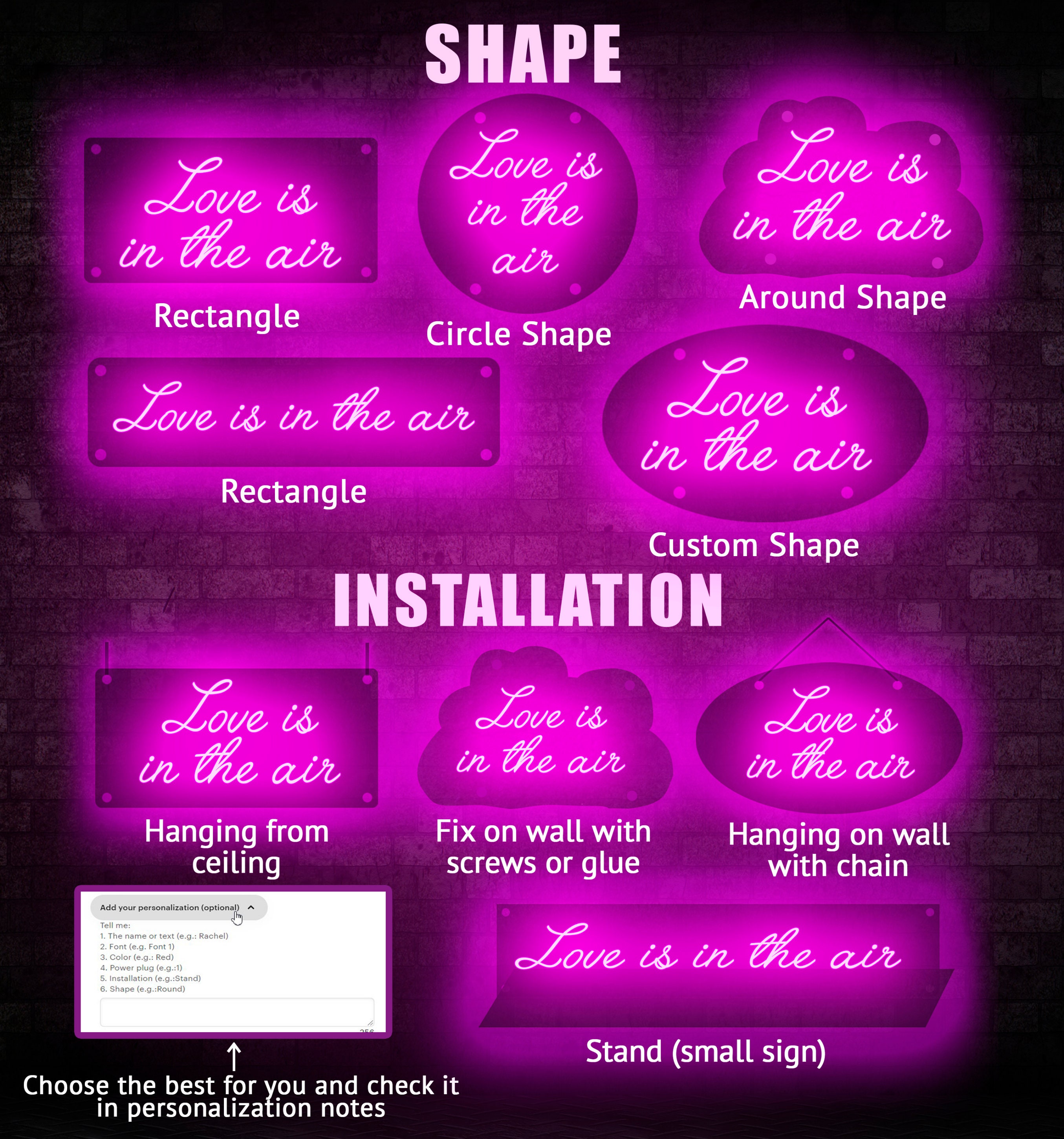 Neon sign custom name weddingPersonalized name neon | Etsy