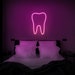 Tooth Neon Sign,tooth Led Sign,tooth Neon Light,tooth Wall Decor,neon ...