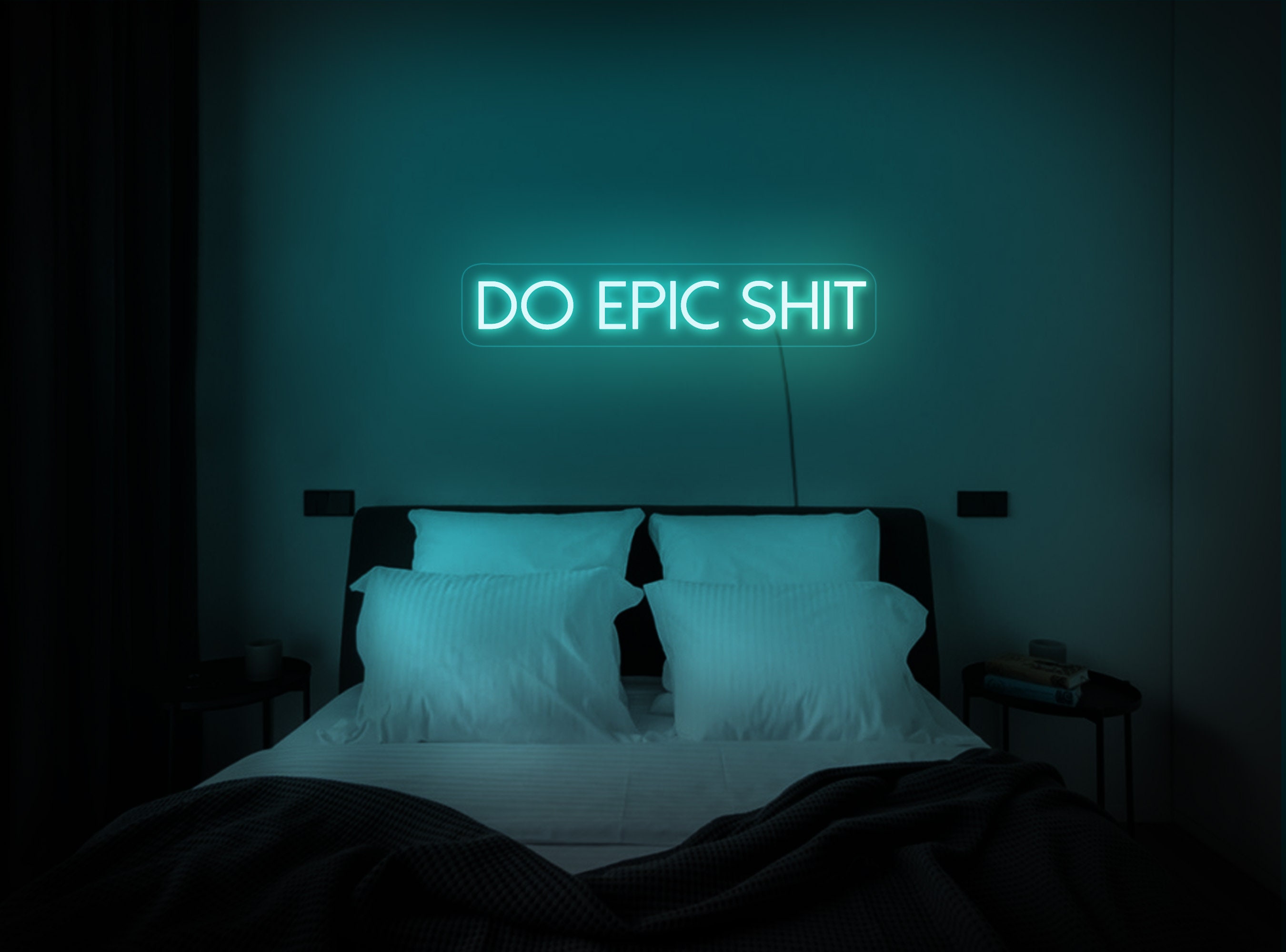 Do Epic Shit Neon Signdo Epic Shit Led Signdo Epic Shit Wall | Etsy