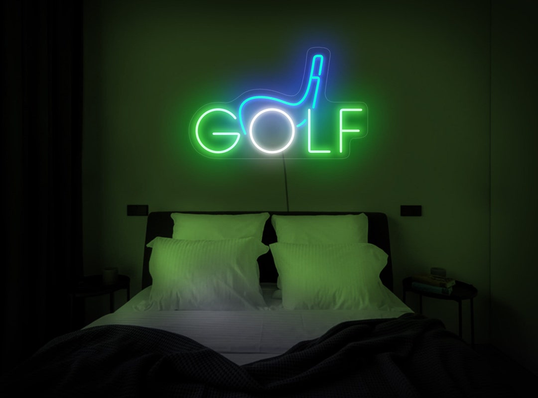 Golf Neon Light, Golf Club Led Sign, Golf Light Sign, Golf Lover Gift ...
