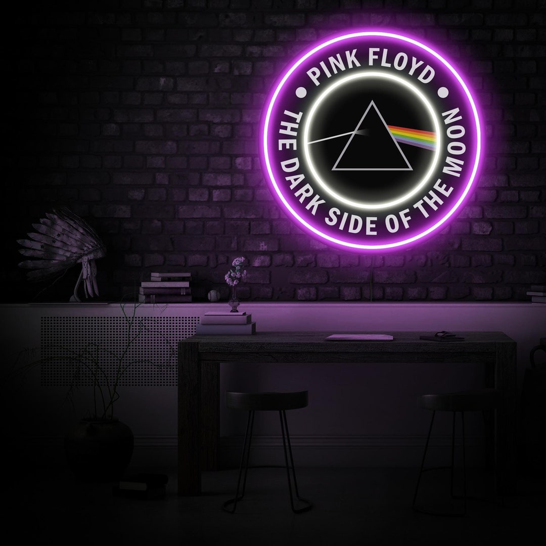Pink Floyd Neon Sign, Pink Floyd Led Light, Pink Floyd Light up Sign ...