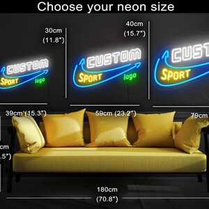 Sports Neon Sign,logo Neon Sign,neon Sign Bedroom,led Neon Sign,neon ...