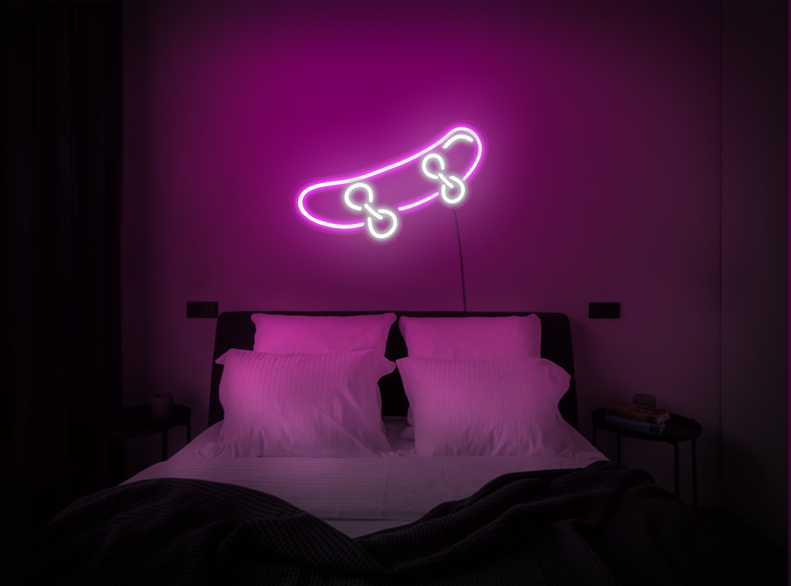 Skateboard Neon Sign,skateboard Led Sign,skateboard Light Sign ...
