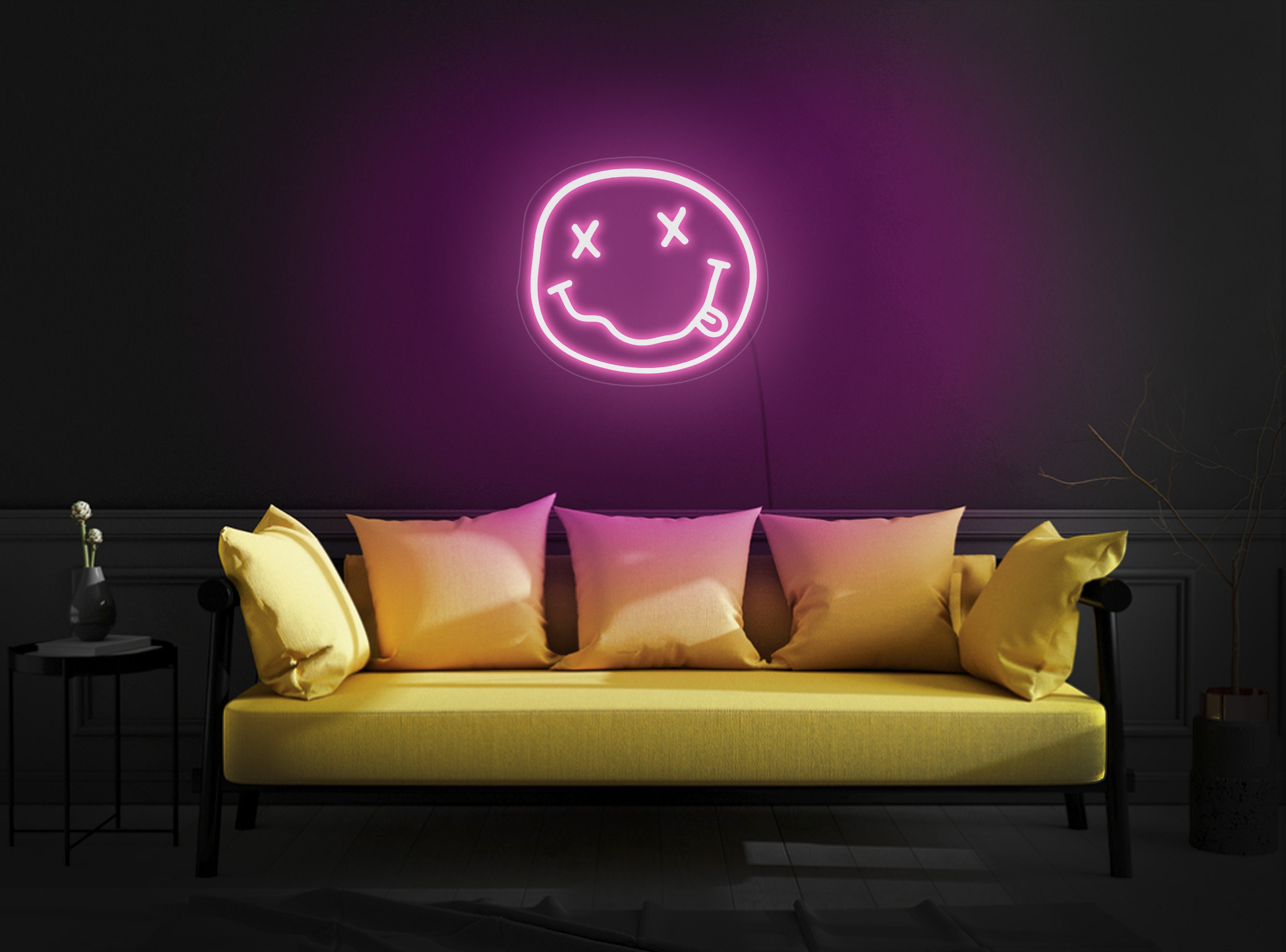 Smile neon signMusic neon signLed neon signNeon sign | Etsy