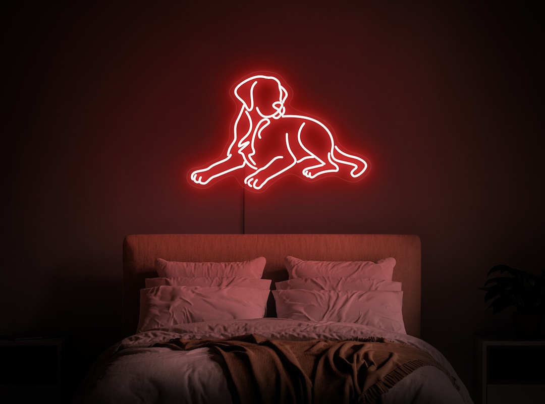 Dog Neon Sign, Dog Led Sign, Labrador Neon Sign, Pet Neon Sign, Animal ...