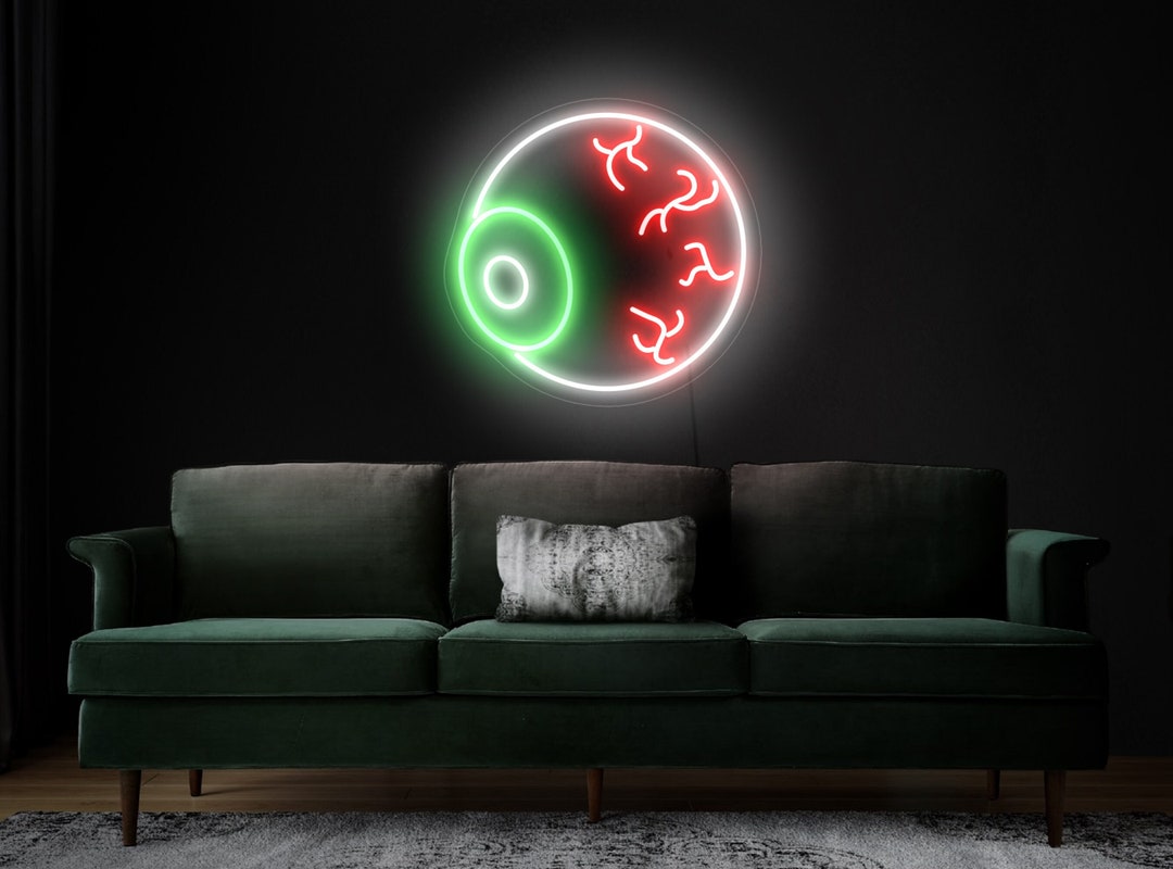 Eye Neon Sign, Eyeball Neon Sign, Eye Light Sign, Optometrist Neon Sign ...