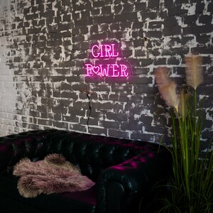 Girl Power Neon Sign, Girl Power Led Sign, Feminist Neon Sign, Girls ...