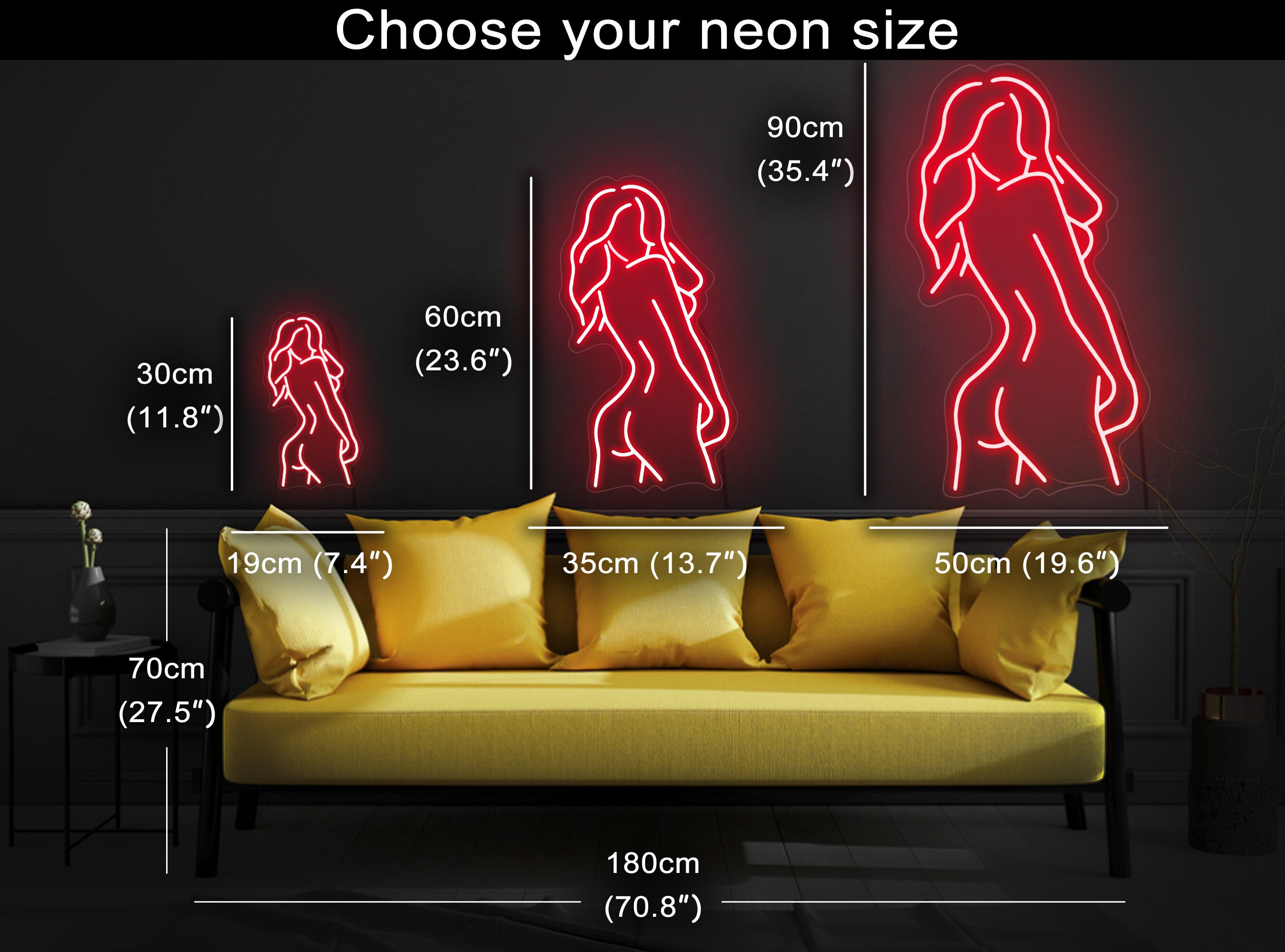 Girl Neon Signgirl Neon Lightgirl Led Signbody Neon | Etsy