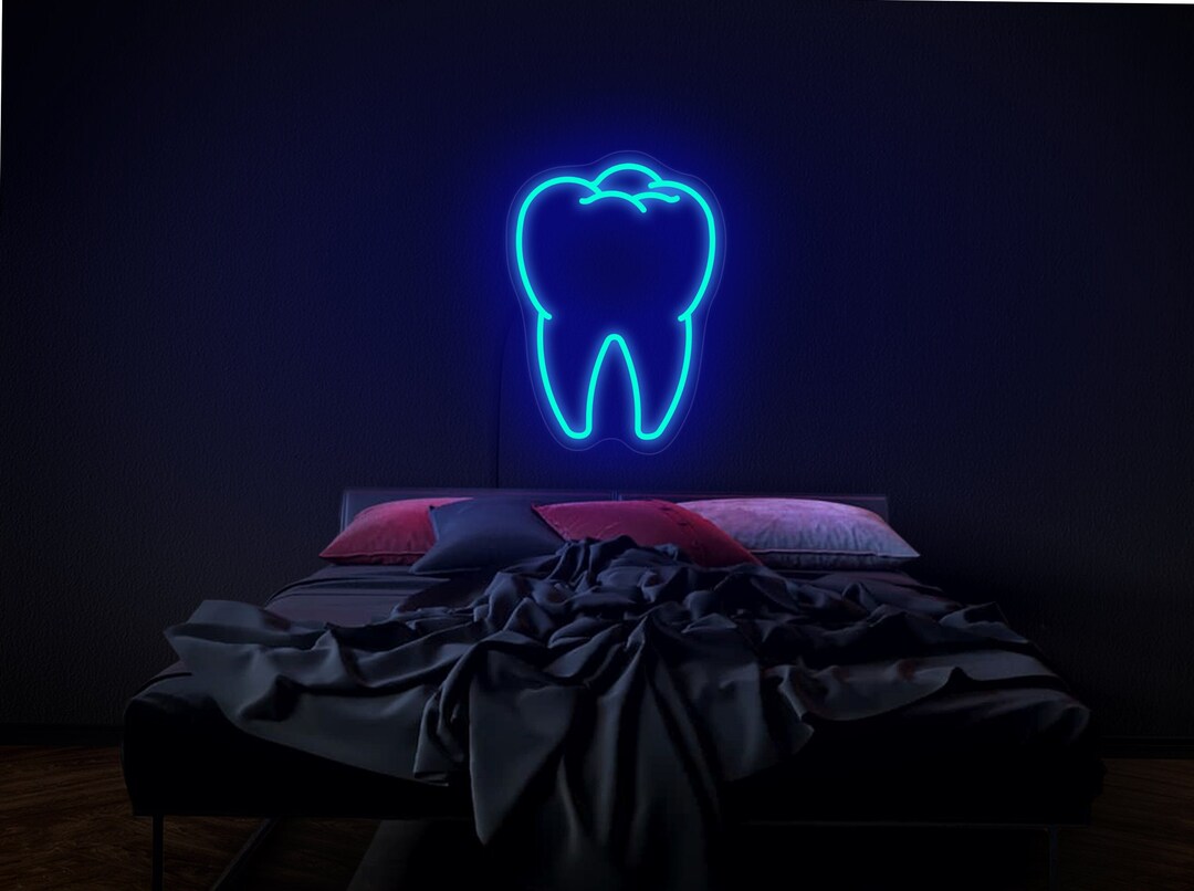 Tooth Led Sign, Tooth Neon Sign, Dentist Neon Sign, Dental Office Sign ...