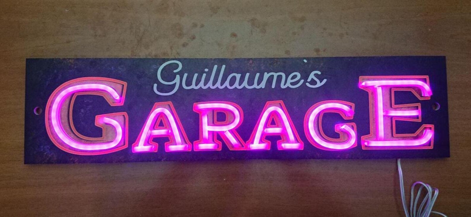 Garage Neon Sign, Personalized Garage Sign, Custom Garage Sign, Garage ...