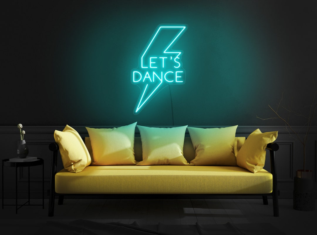 Let's Dance Neon Sign,let's Dance Neon Light,let's Dance Led Sign,dance ...