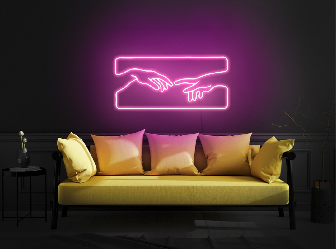 Hand of God Neon Sign,hand of God Led Sign,hand of God Light Sign,hand ...