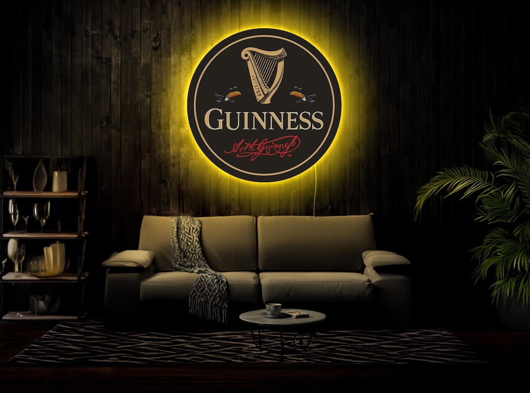 Guinness Beer Sign Neon, Guinness Sign Vintage, Guinness Led Sign ...