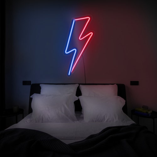 Lightning BOLT LED Neon Sign | Etsy