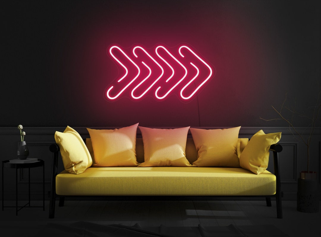 Arrow Neon Sign,arrow Led Sign,arrow Light Sign,arrow Wall Decor,led ...