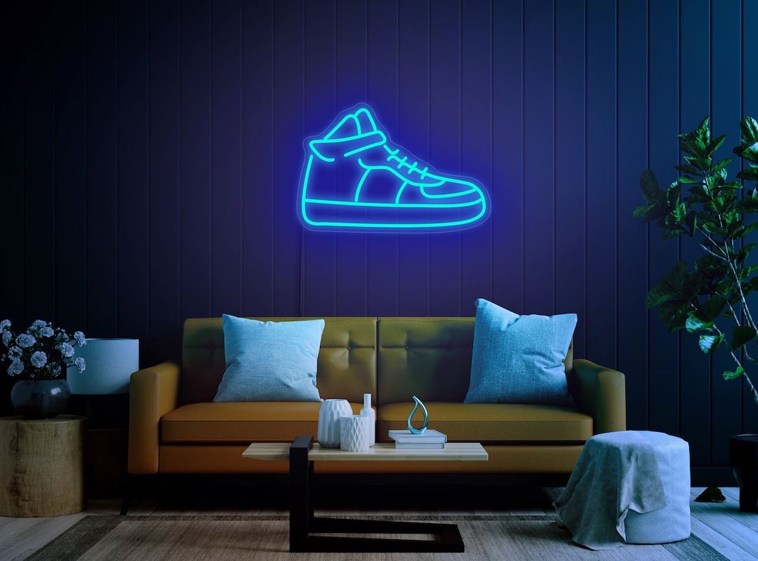 Sneaker Neon Sign, Sneaker Night Light, Sneaker Led, Sneaker Led Light ...