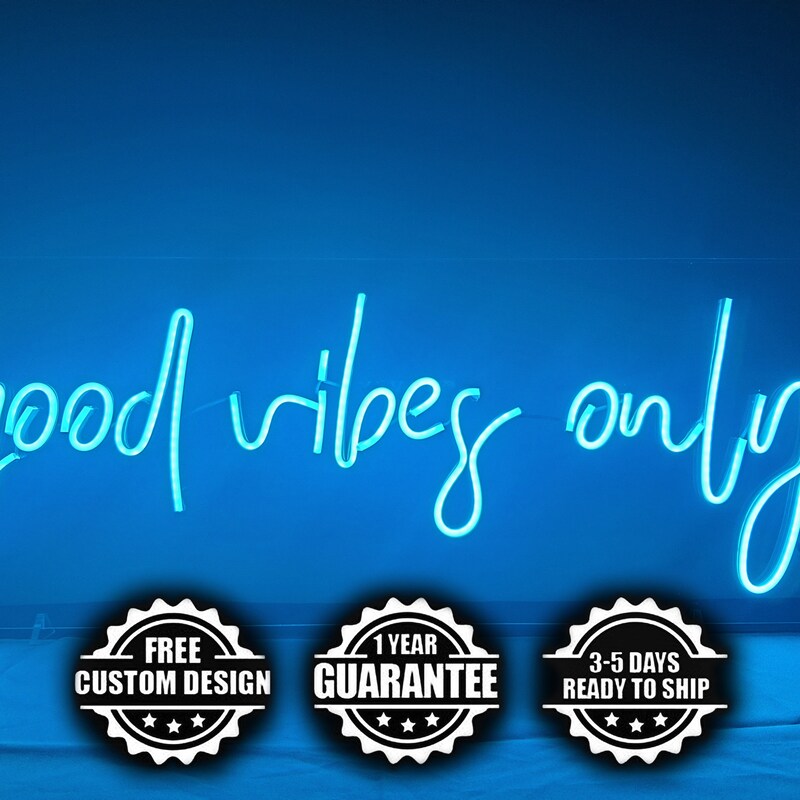 Good Vibes Neon Sign - Etsy