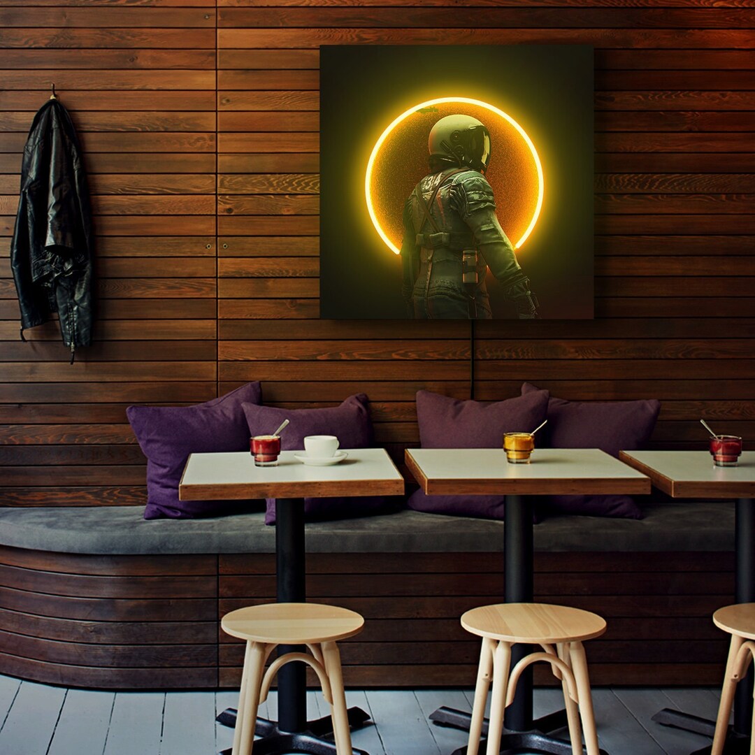 Astronaut Neon Sign, Astronaut Led Sign, Astronaut Light Sign, Space ...
