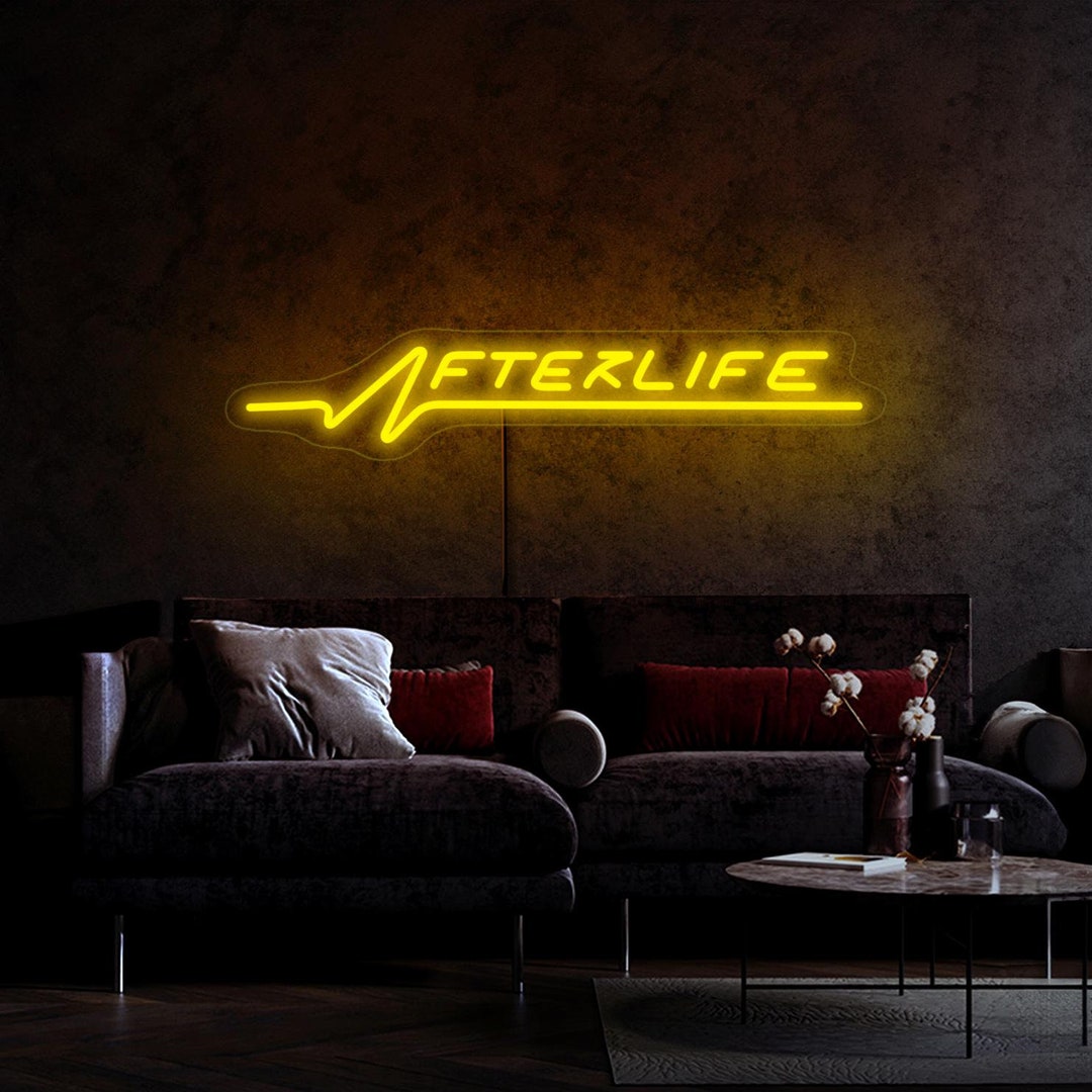 Afterlife Neon Sign, Cyberpunk 2077 Neon Sign, Afterlife Bar Sign ...