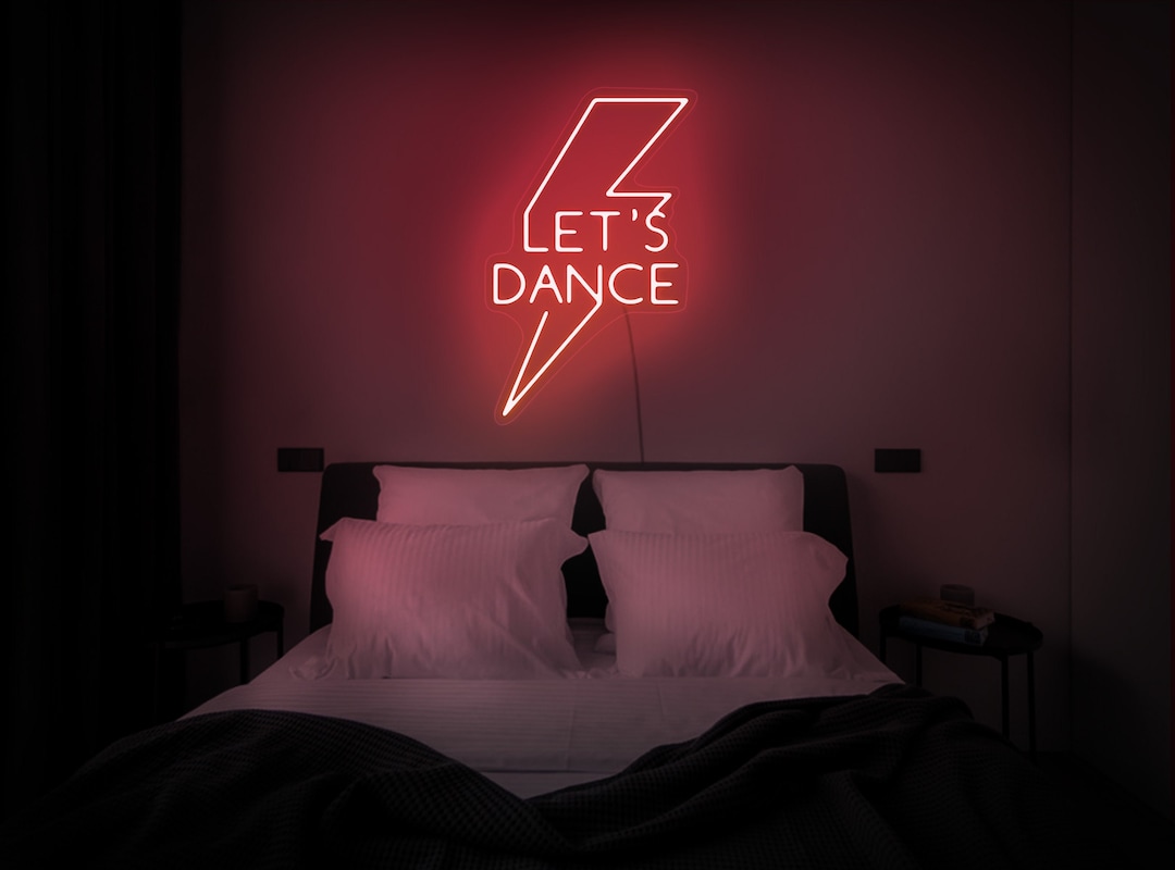 Let's Dance Neon Light, Let's Dance Light Sign, Dance Neon Sign, Dance ...
