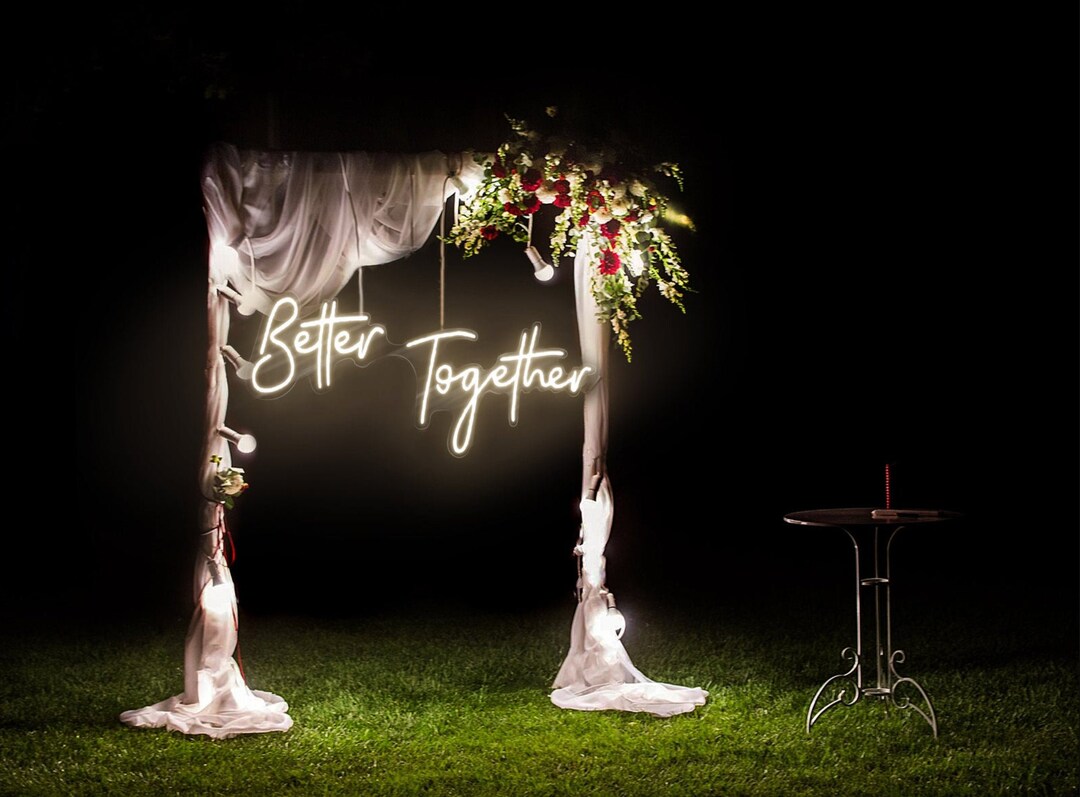Wedding Neon Sign Light, Neon Sign Custom Wedding, Custom Neon Light ...