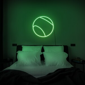 Tennis Ball Neon Sign,tennis Ball Led Sign,ball Neon Sign,sports Neon ...