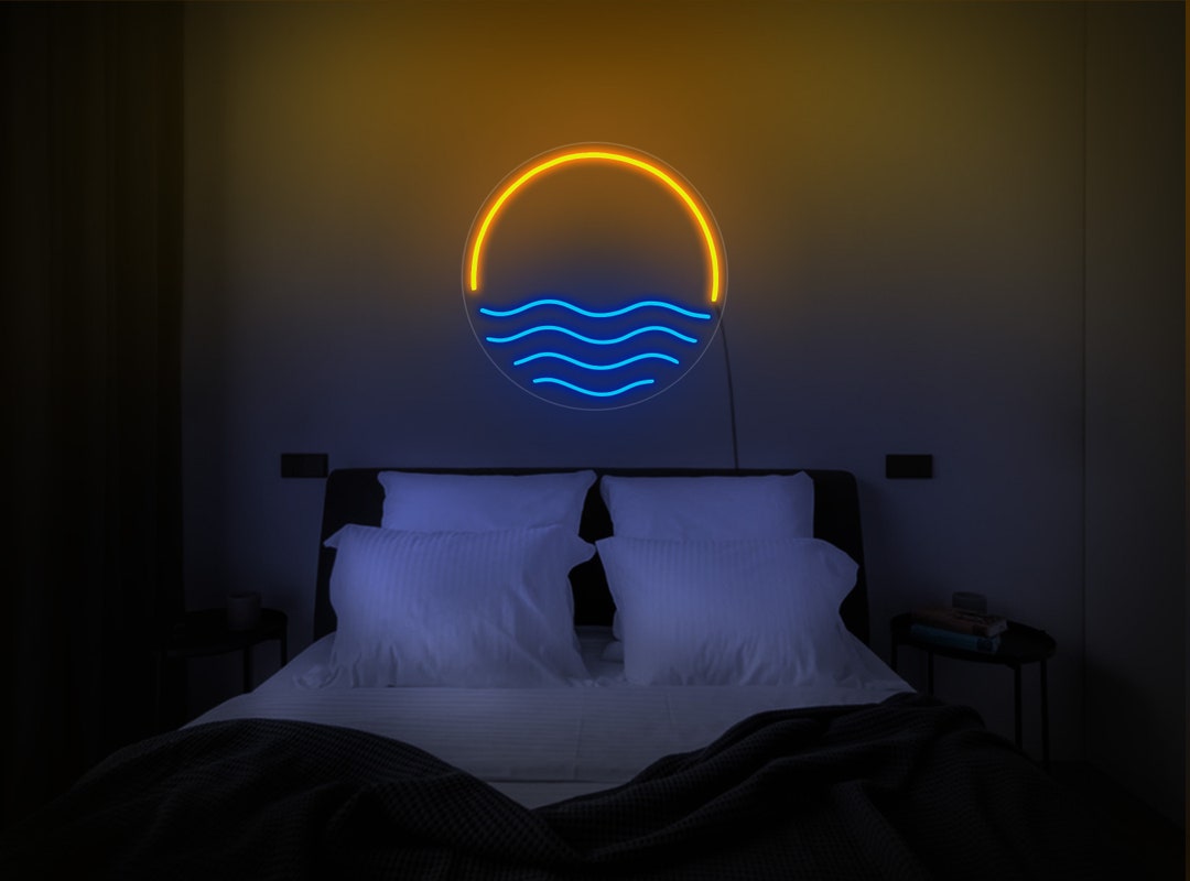 Sunset Neon Sign, Vapor Wave Neon Sign, Sunset Neon Light, Sunset Led ...