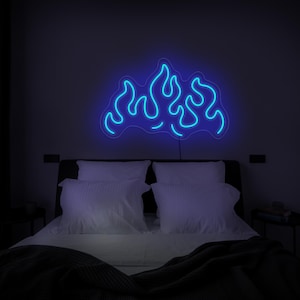 Fire Flame Neon Sign, Fire Neon Sign, Flame Neon Sign, Hot Led Sign ...