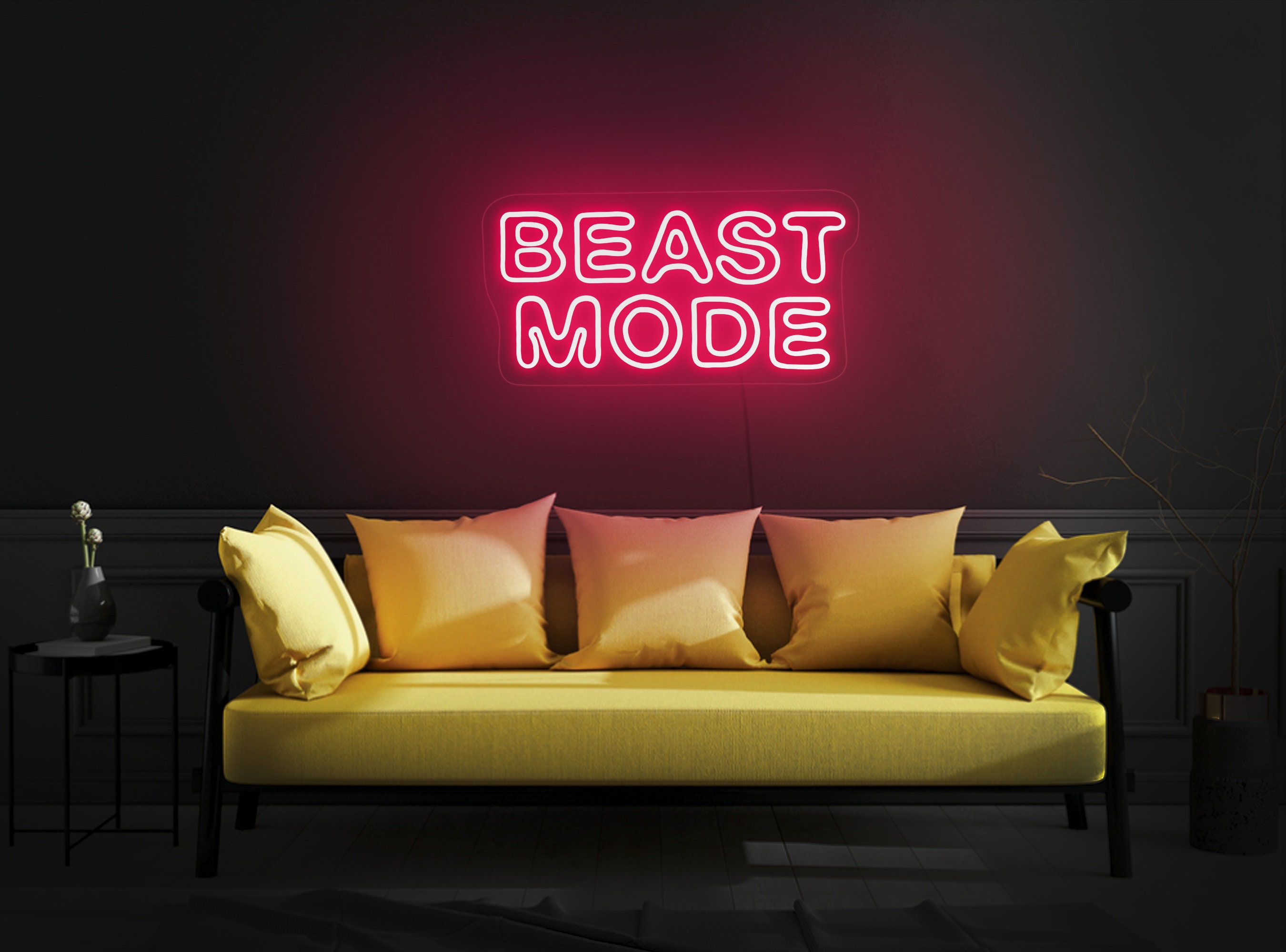 Custom Neon Sign Motivational Neon Sign Home Gym Decor Last Name Neon custom-neon-sign-motivational-neon-sign-home-gym-decor-last-name-neon