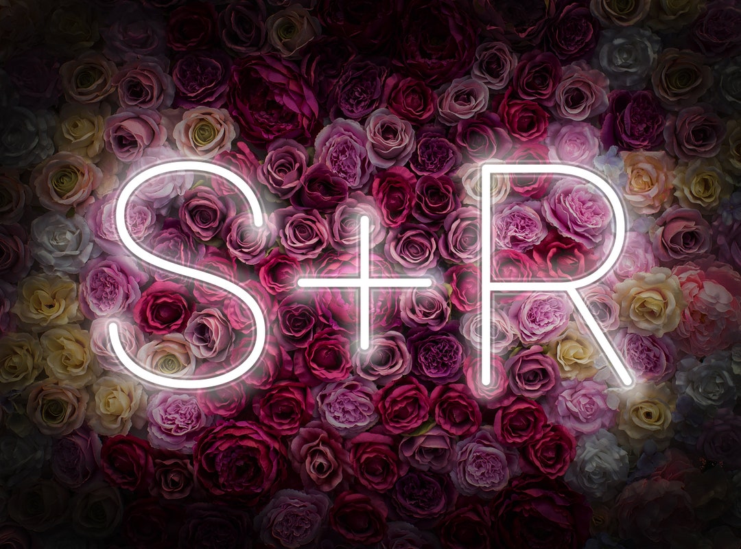 Initial Neon Sign,custom Neon Sign Wedding,custom Neon Sign Name,neon ...