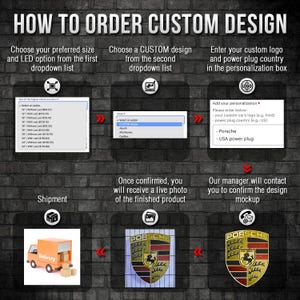 Lamborghini Rgb Led Wall Sign, Custom Garage Sign Light Up, Lamborghini ...