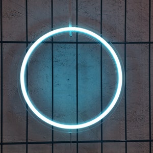Circle Neon Sign,circle Neon Light,circle Led Sign,circle Led Light ...