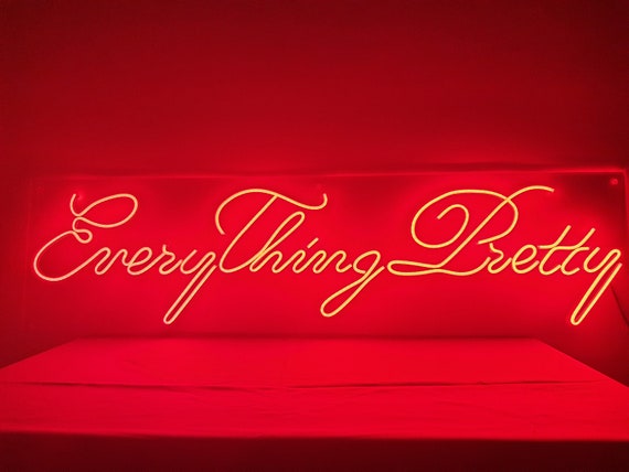 Custom Neon Sign Name Neon Sign Light Pink Neon Sign Bedroom | Etsy