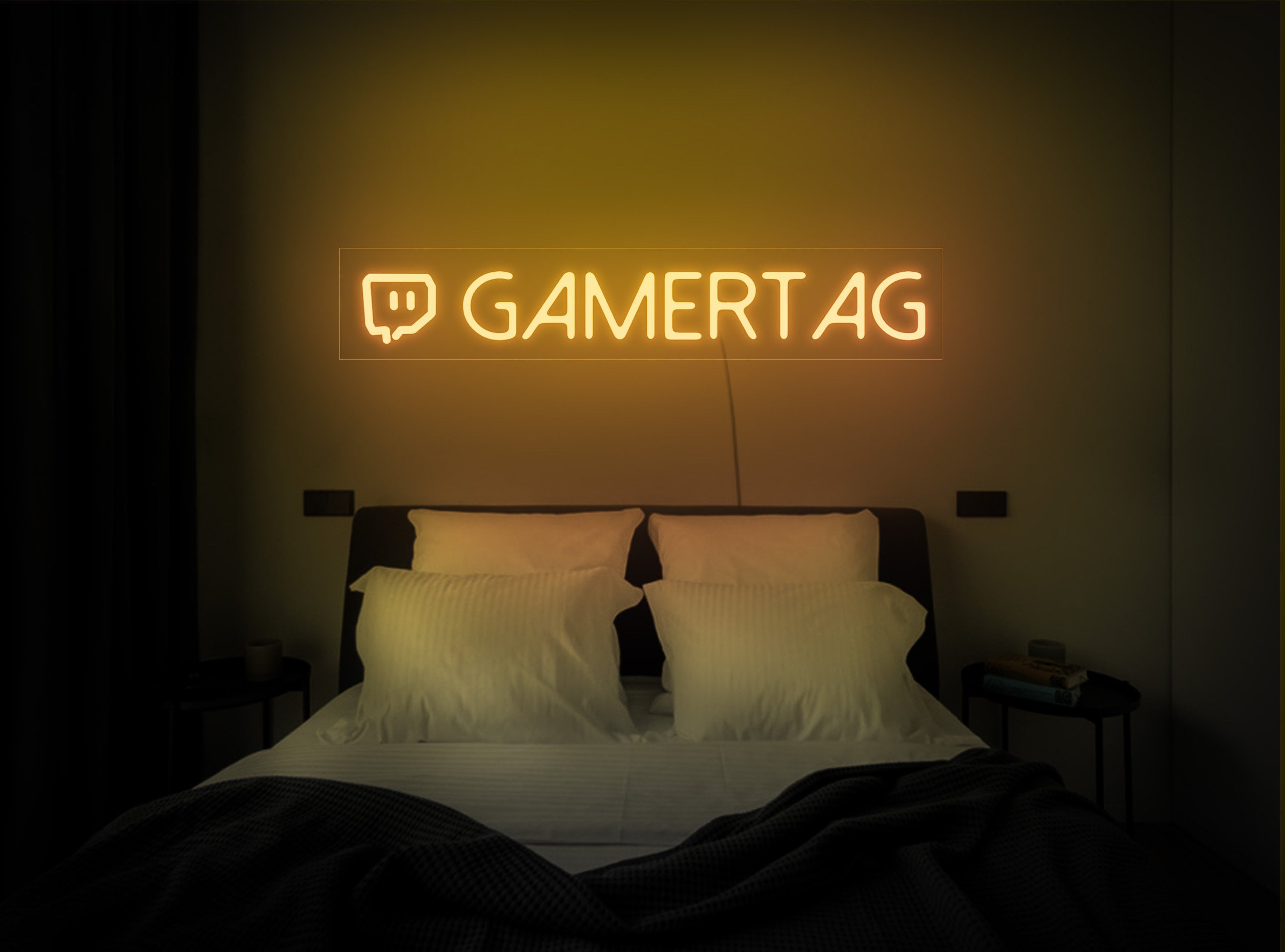 Gamer Tag Neon Signgamer Tag Light Signgamer Tag Signgame - Etsy Israel