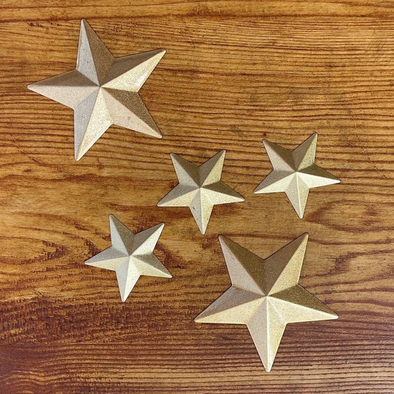 Metal Stars - Etsy