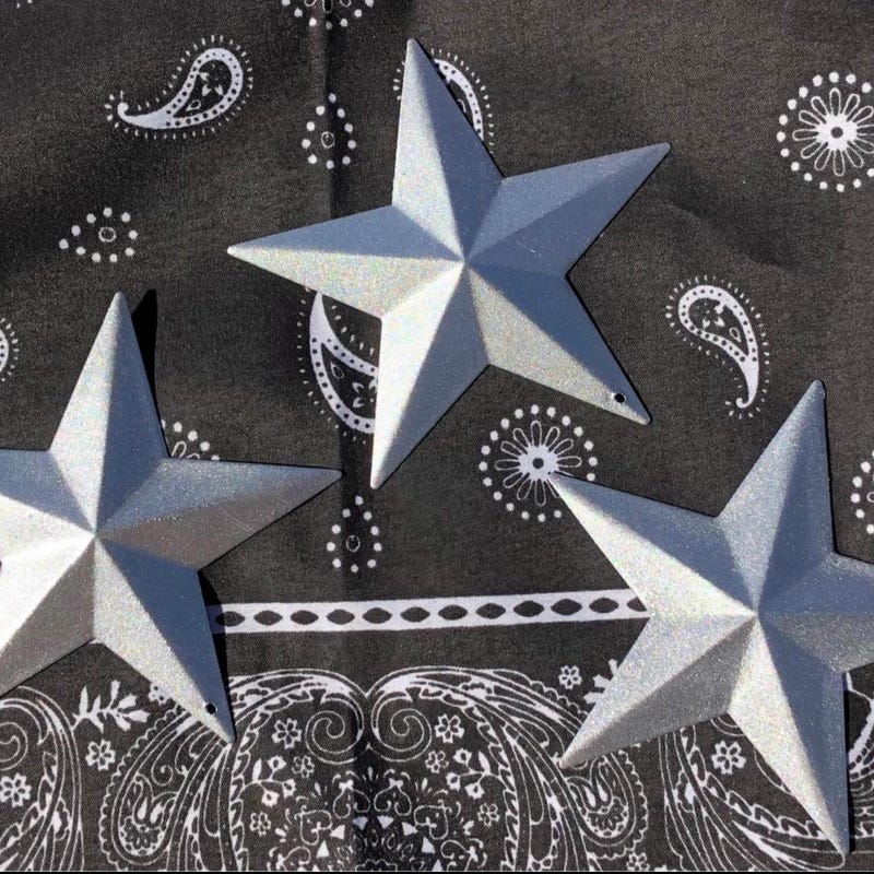 Metallic Stars - Etsy