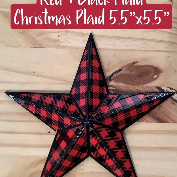 Red Plaid Home Decor - Etsy