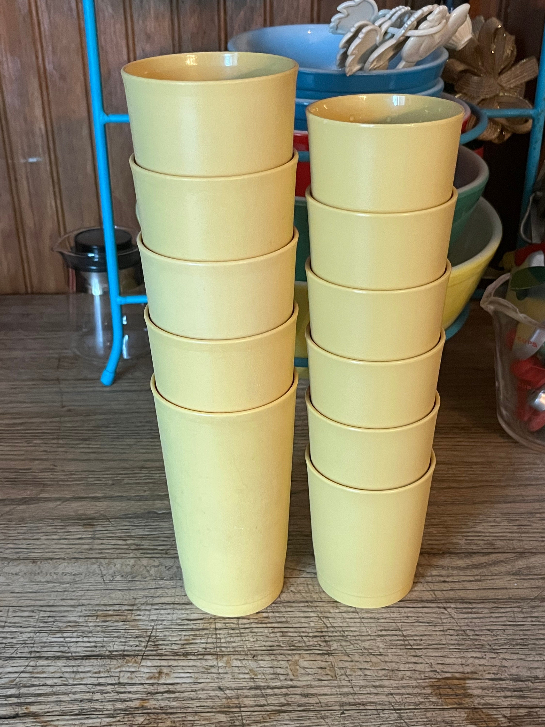 Vintage Tupperware Tumblers, 6 6oz Tumblers and 5 10oz Tumblers ...