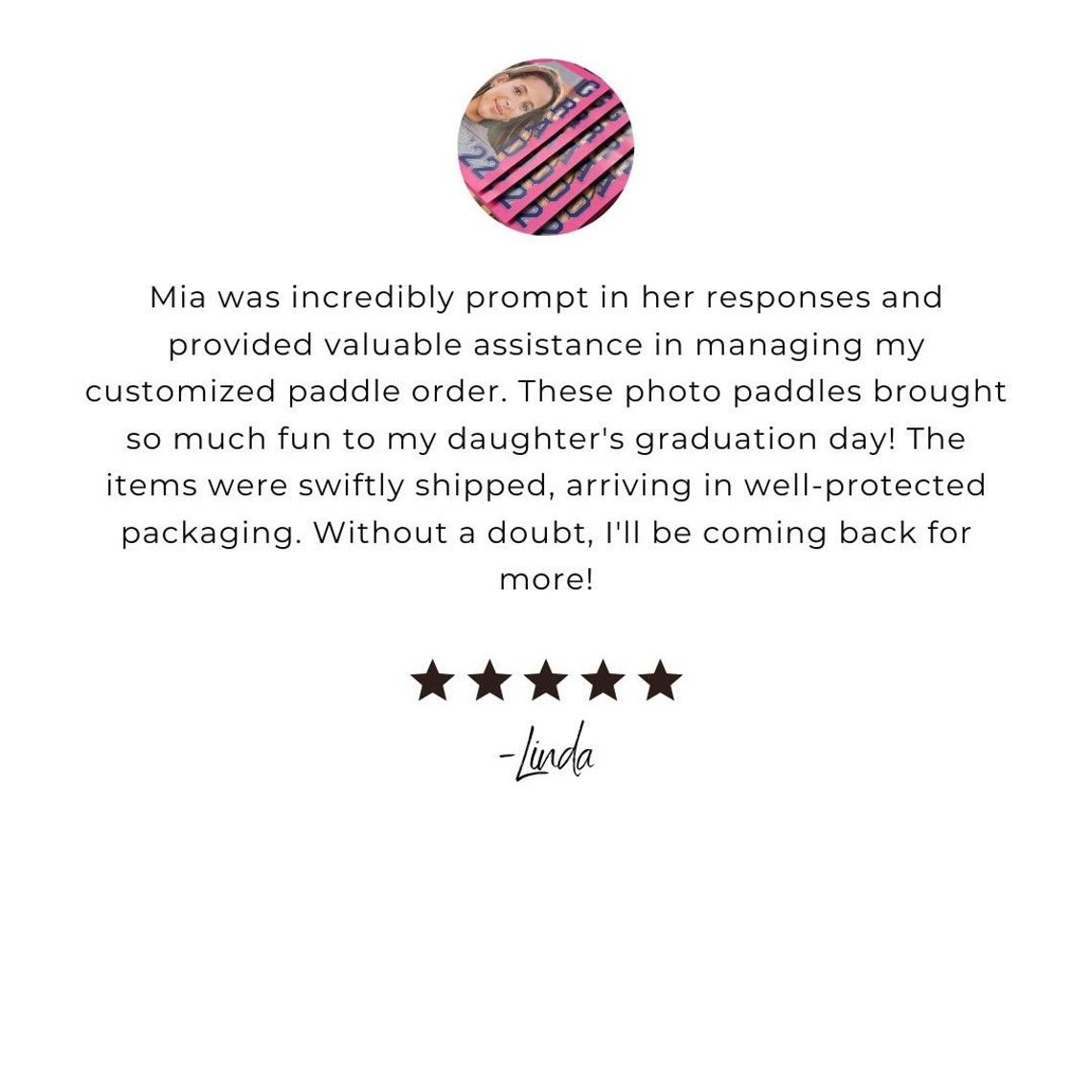 Graduation Paddle With Cap and Frame and Year, 12x18 Framed Photo on 8 ...