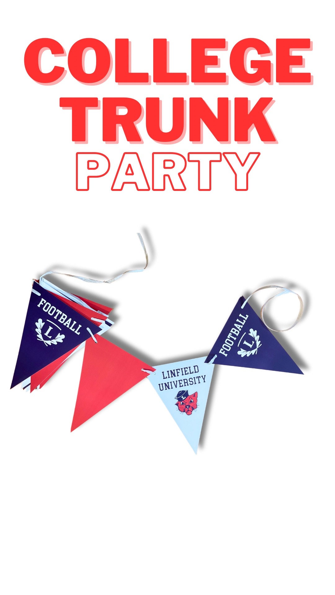 Signing Day Table Banner, 12 8x10 Alternating University Matching ...