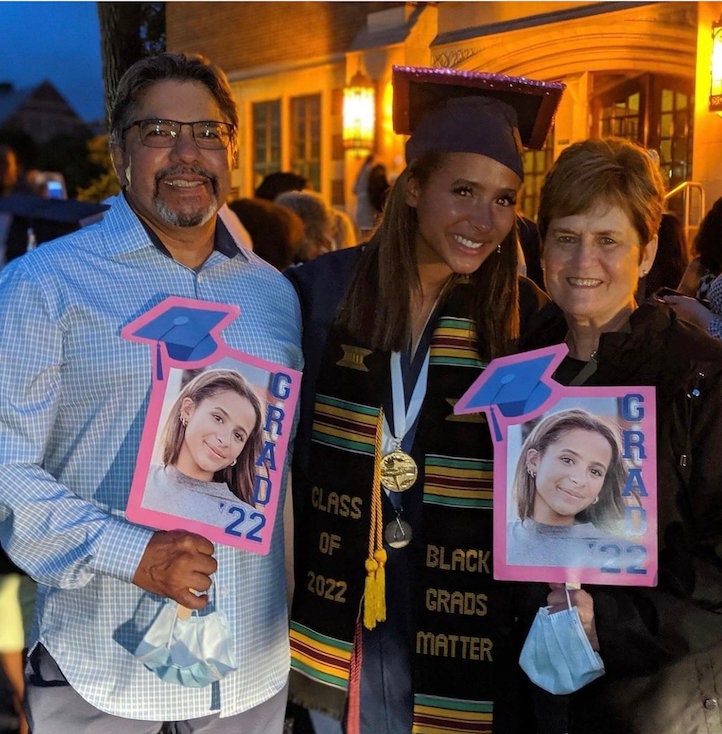 Graduation Paddle With Cap and Frame and Year, 12x18 Framed Photo on 8 ...