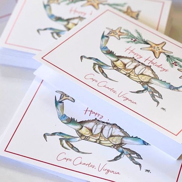 Crab Card Holder - Etsy