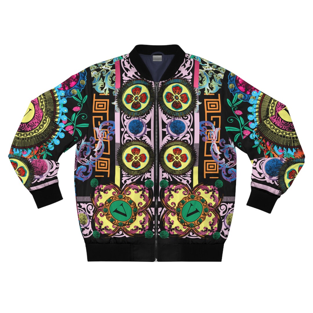 Top Designer Styled Inspired Colorful Jacket Themed AOP Bomber Jacket ...