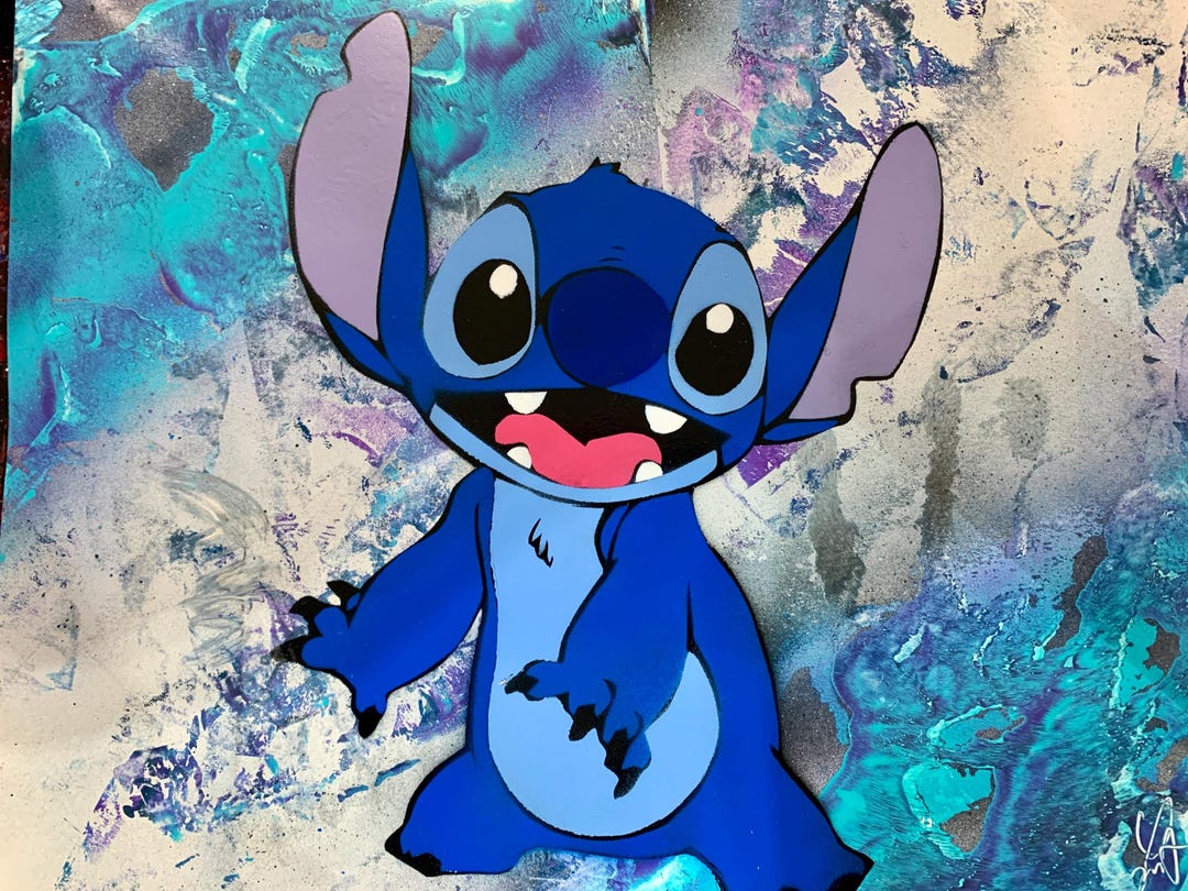 Stich/ Lilo and Stich/ Spray Paint Art - Etsy