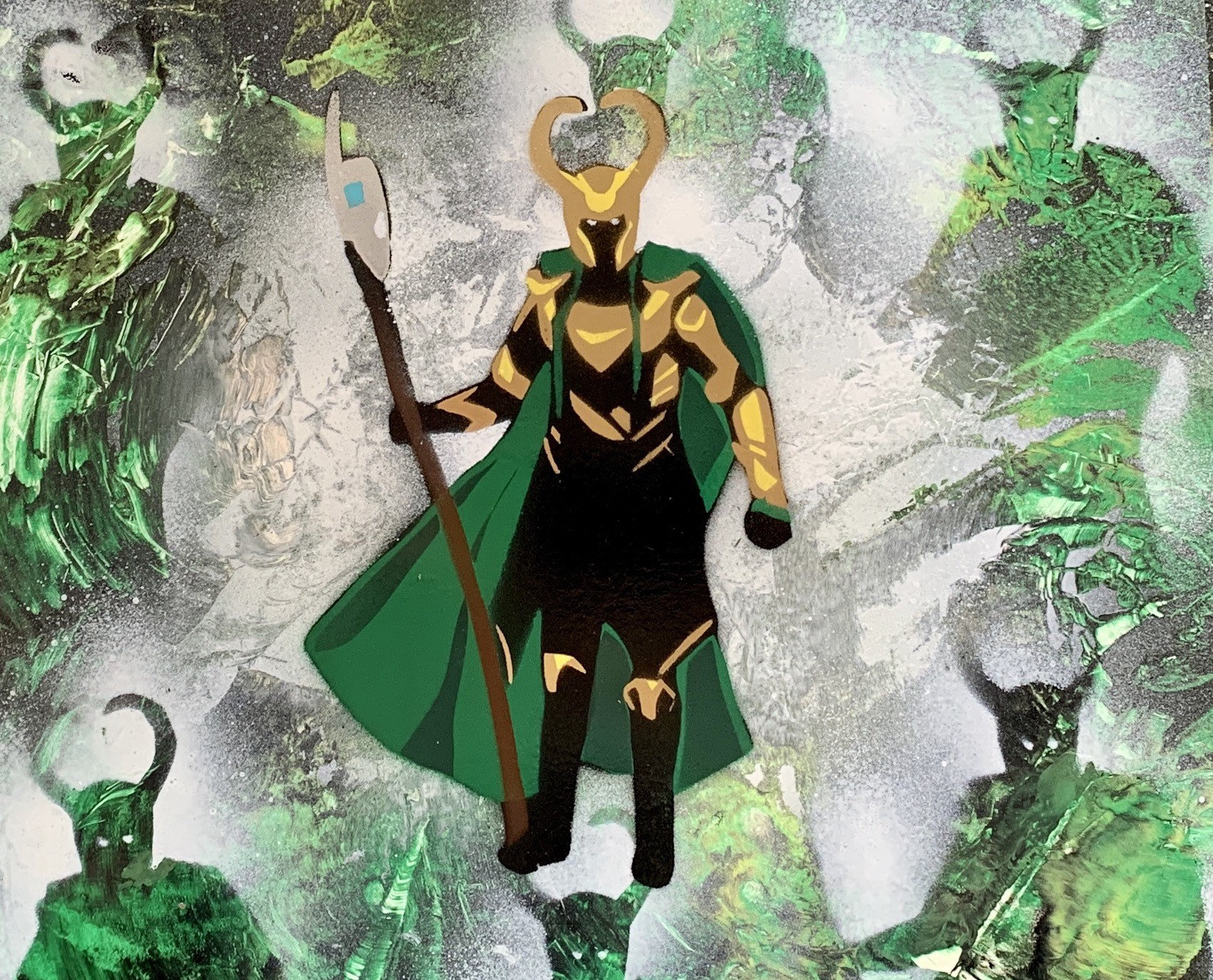 Loki/ Loki Art/ Spray Paint Art/ Loki Poster/ Loki Gift/ | Etsy