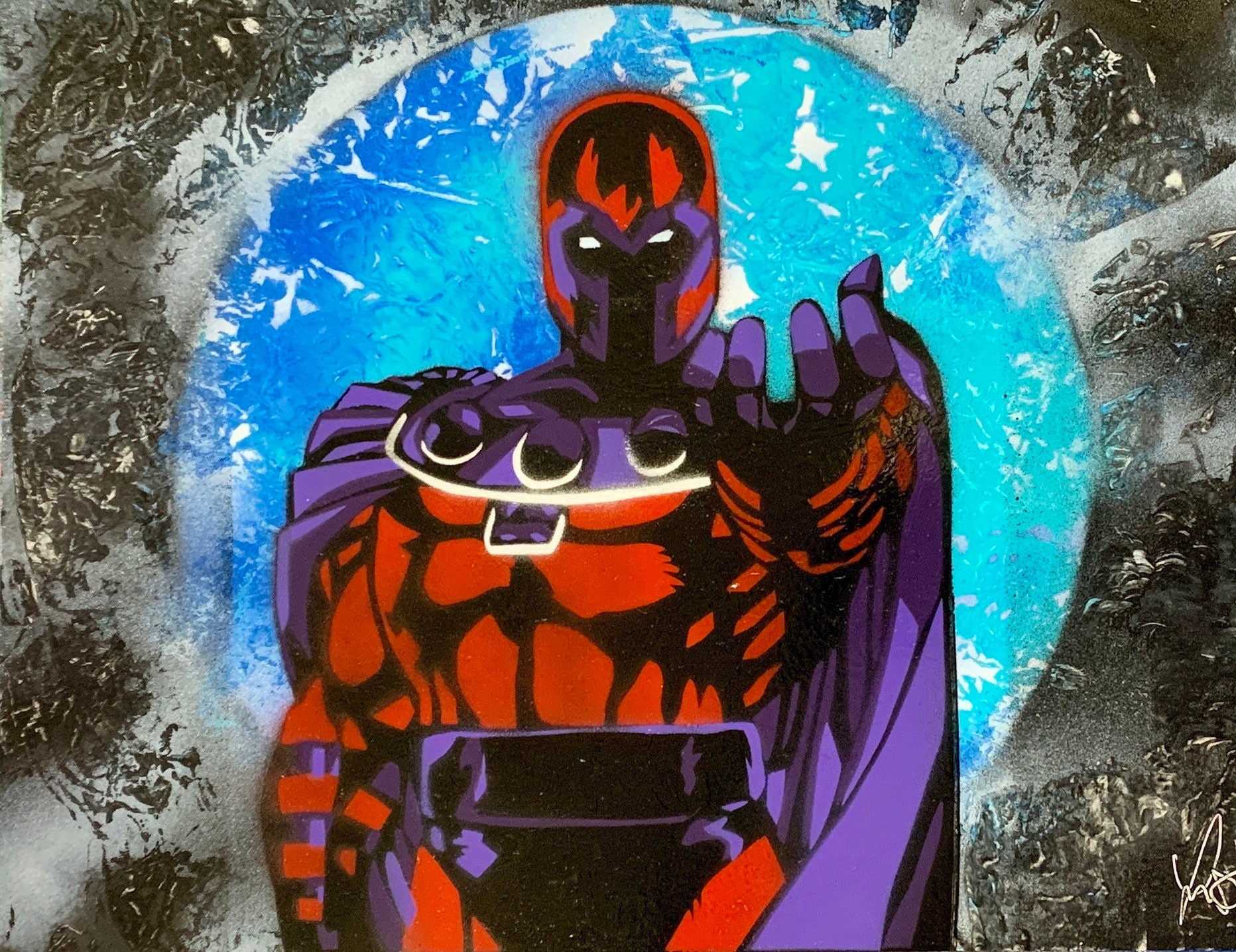 Magneto Comic Face