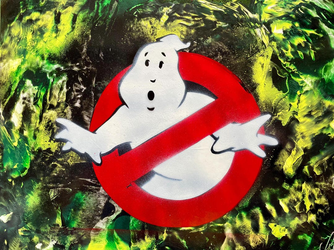 Ghostbusters/ Spray Paint Art/ Ghostbusters Art/ Ghostbusters Gift - Etsy