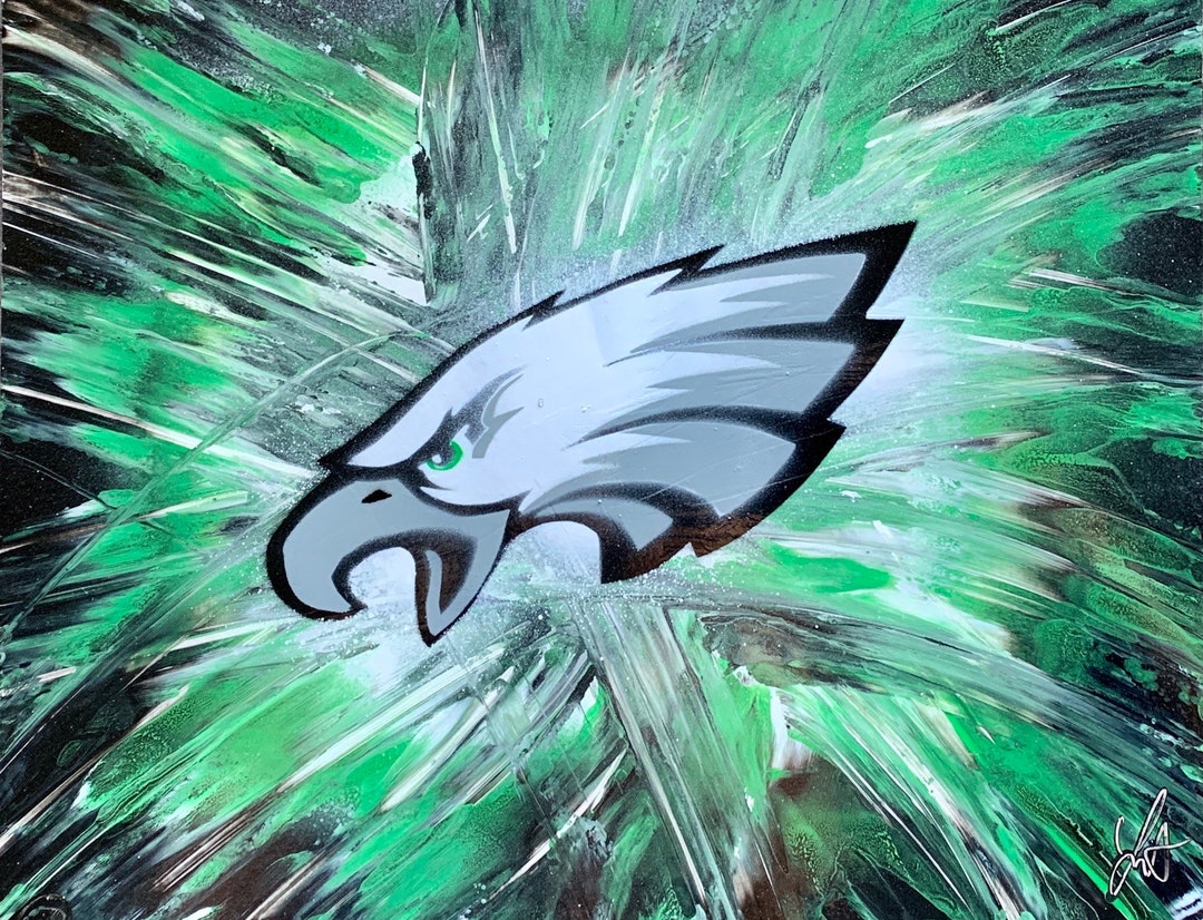 Philadelphia Eagles Art / Philadelphia Eagles Poster / Spray - Etsy