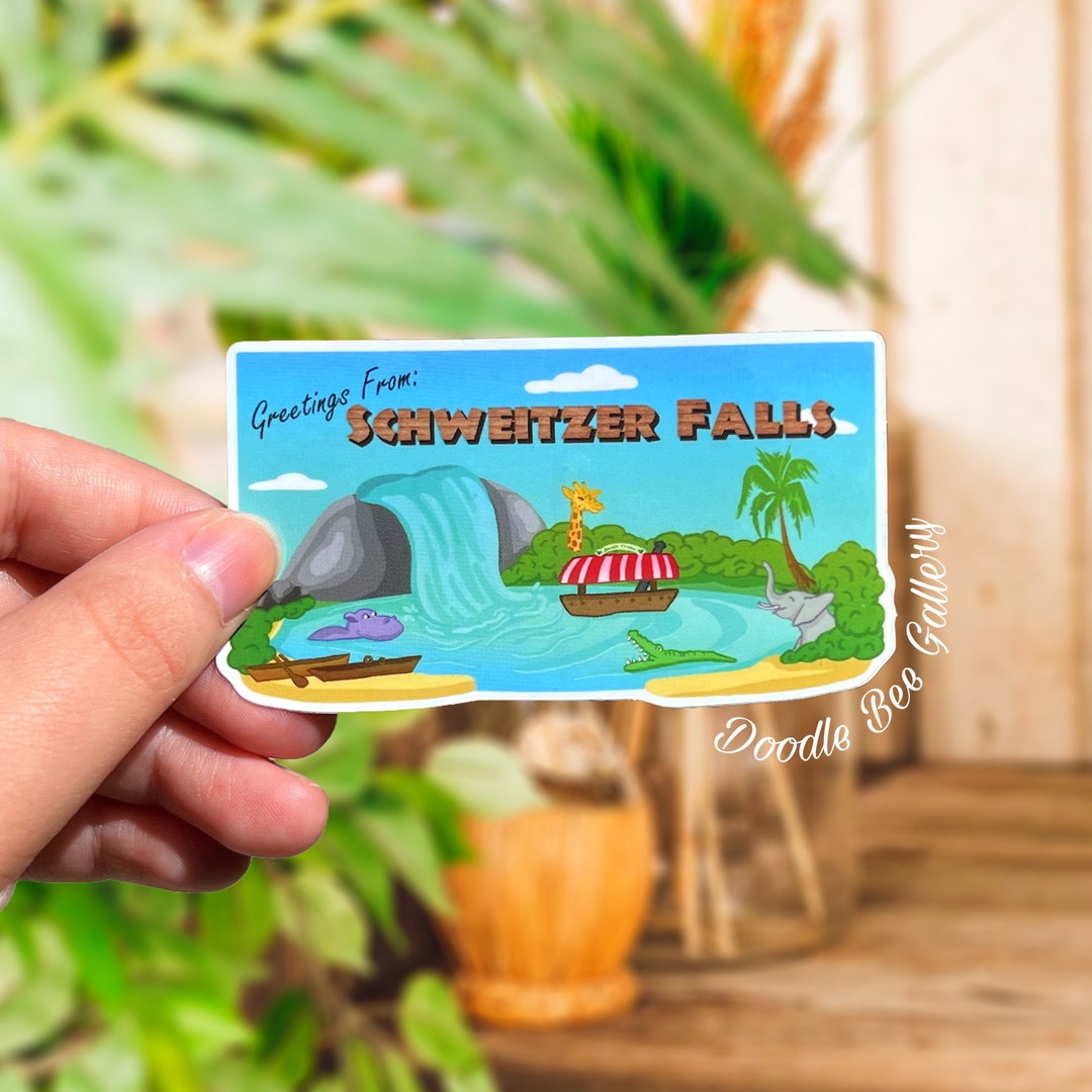Jungle Cruise Postcard Sticker - Etsy