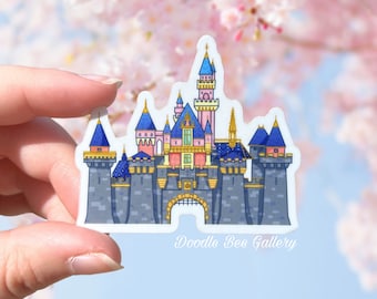 Small Disneyland Castle Sticker - Etsy